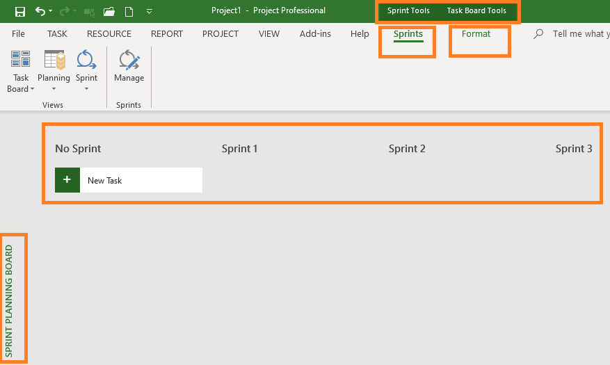 MANAGEMENT YOGI: Microsoft Project 2019 Agile: Working with Sprints ...