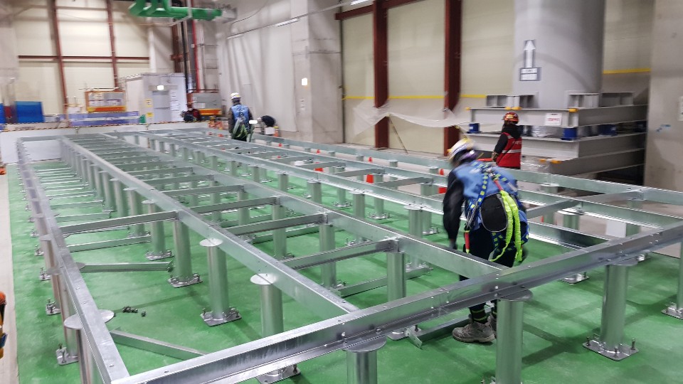 WATER TANK: GRP Tank Base Steel Skid Foundation(Plinth)