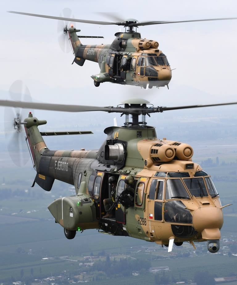 NOTICIAS FFAA CHILE: Airbus Helicopters Entrega el Último H215M al Ejército de Chile