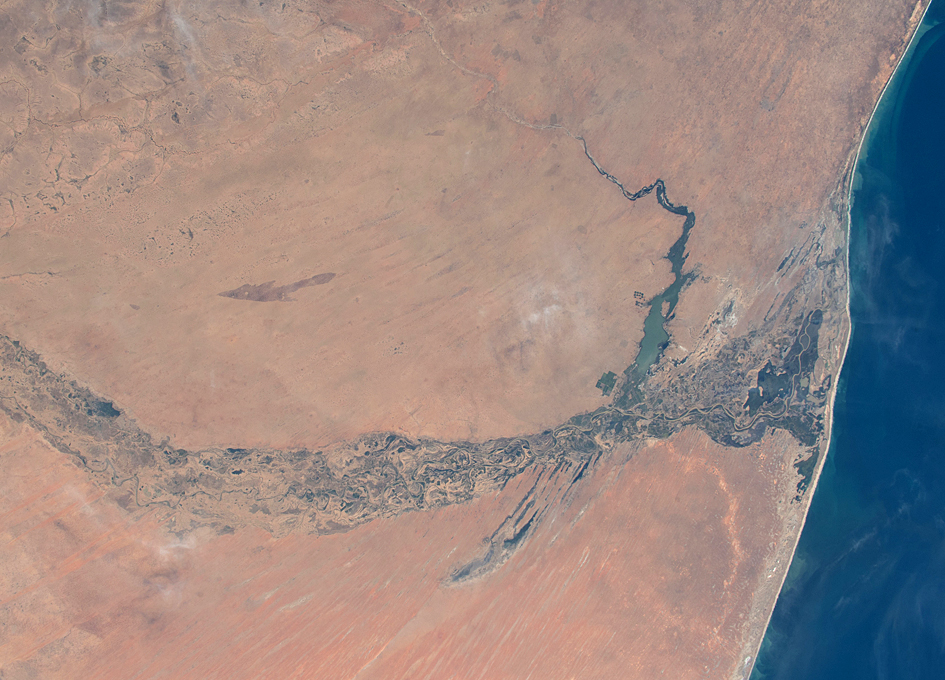 GOCO: El valle del río Senegal visto desde la órbita