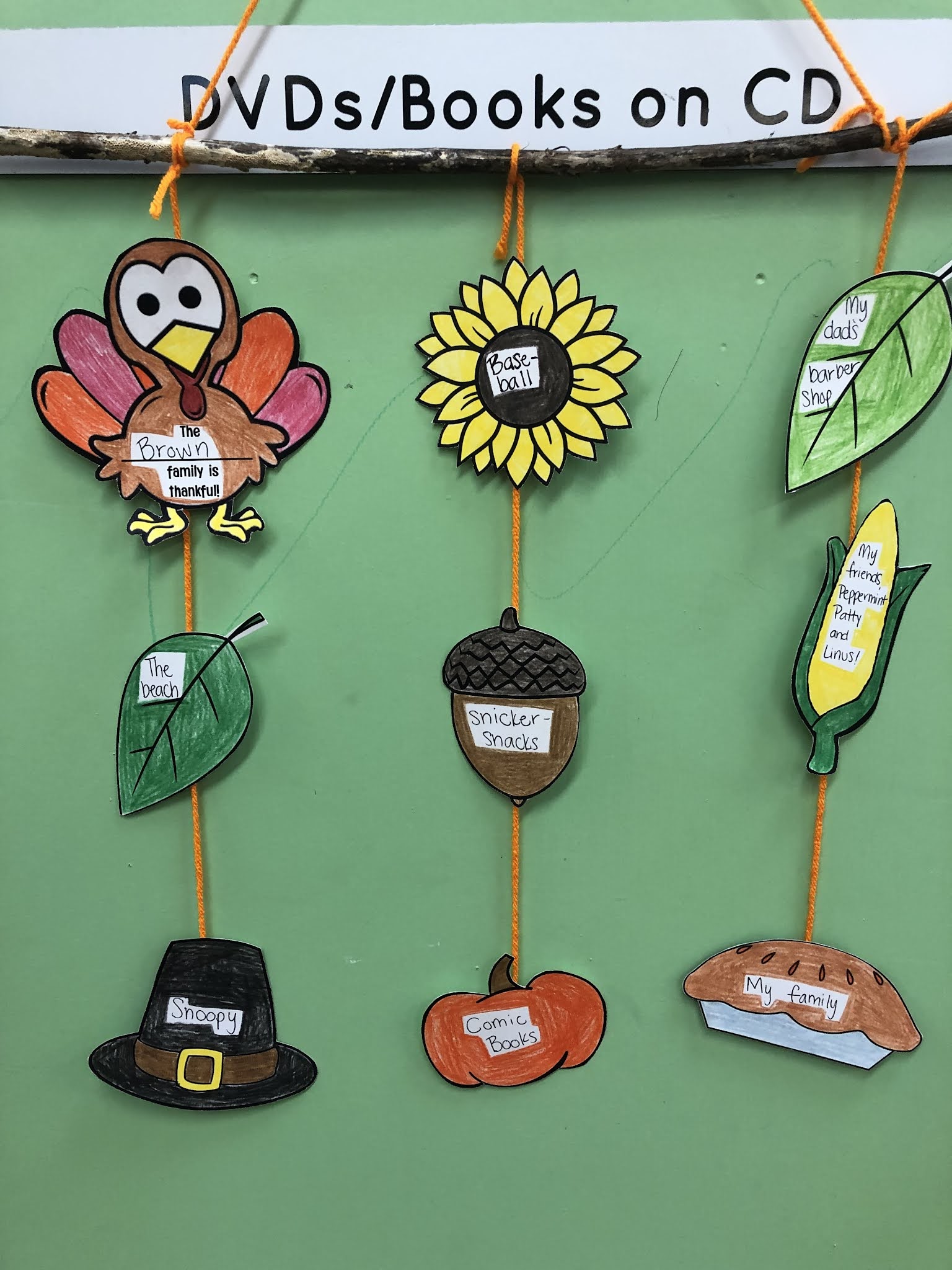 Thanksgiving Mobile Craft - The Learning Curve