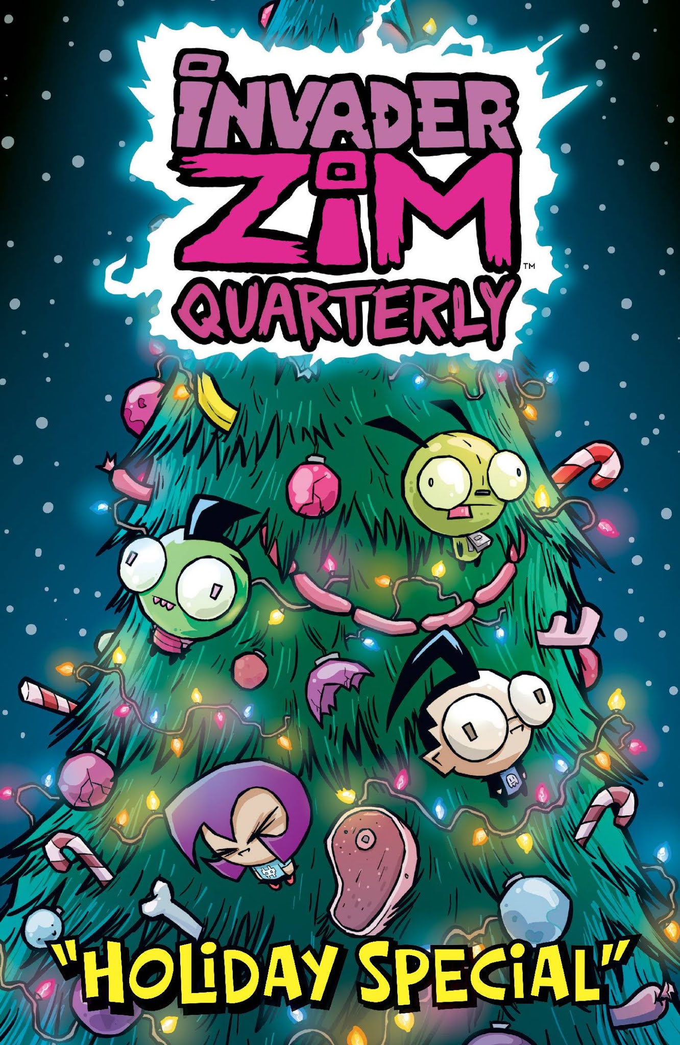 NickALive!: Oni Press Announces 'Invader ZIM Quarterly Holiday Special'