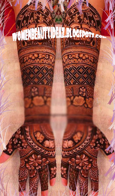 Different styles of Mahandi desgins