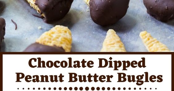 Chocolate Dipped Peanut Butter Bugles - vegan recipe box