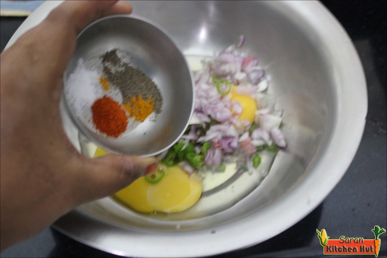 Saran's home made tried tasty recipes...: Karandi Omlette