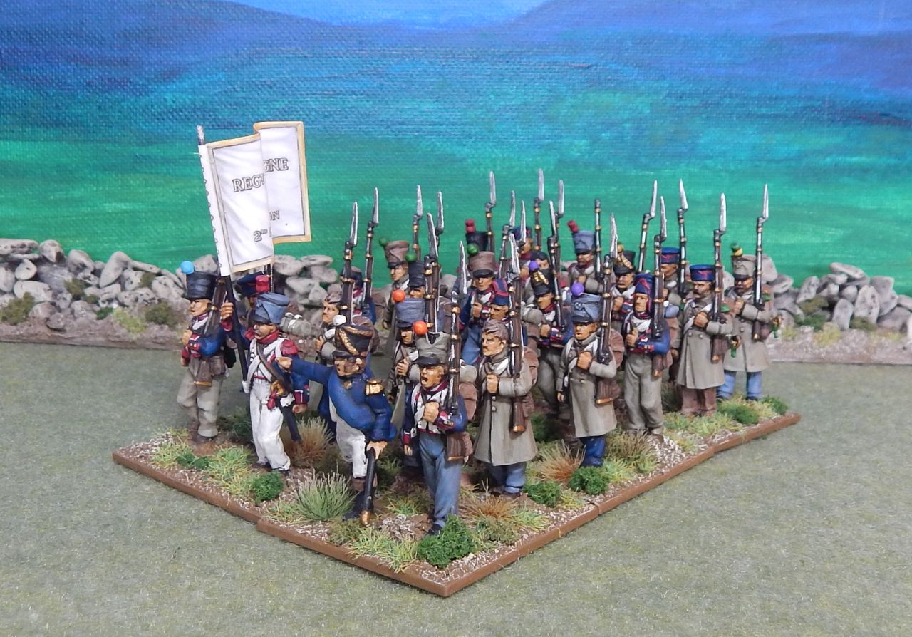 Scrivsland: 2e Bataillon, 45e Régiment de Ligne