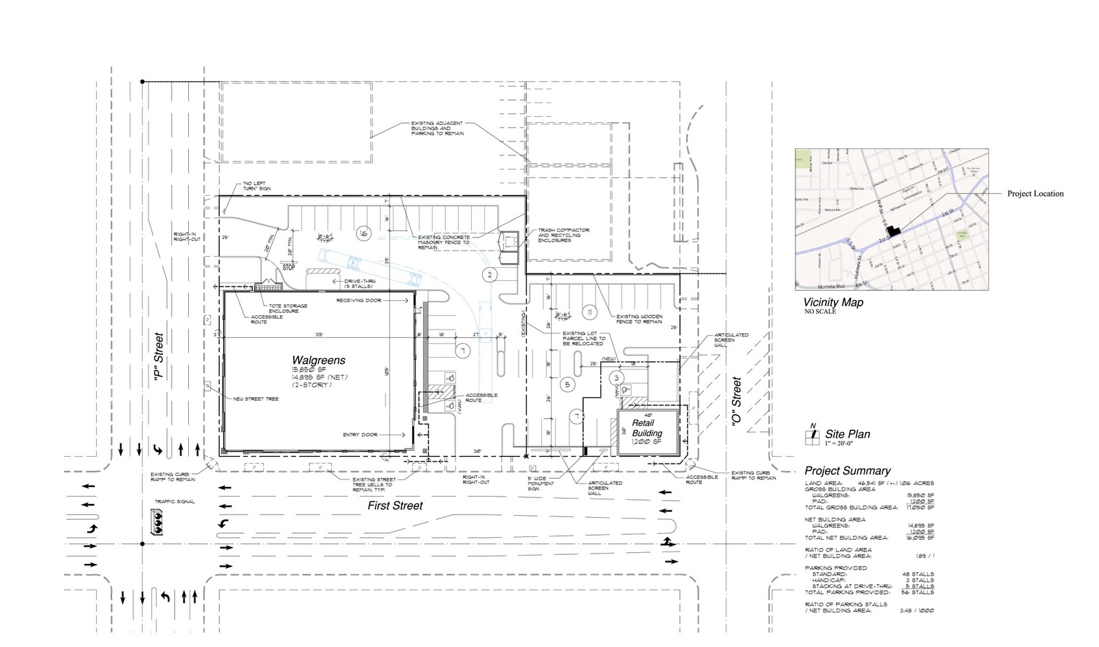 Jerold L. Dougal, Architect: 31st Walgreens Submitted for Permit