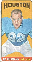 Pro Football Journal: COURAGE & DETERMINATION: Ed Husmann and the 1962 ...