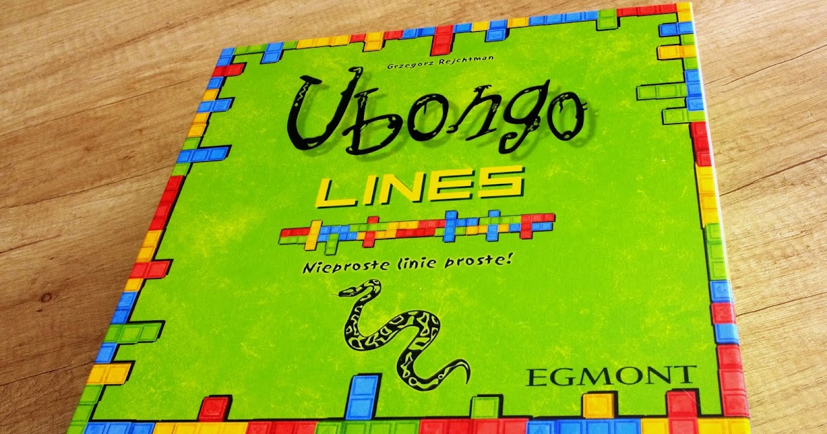 Ubongo Lines - recenzja kolejnej gry z serii Wydawnictwa Egmont.