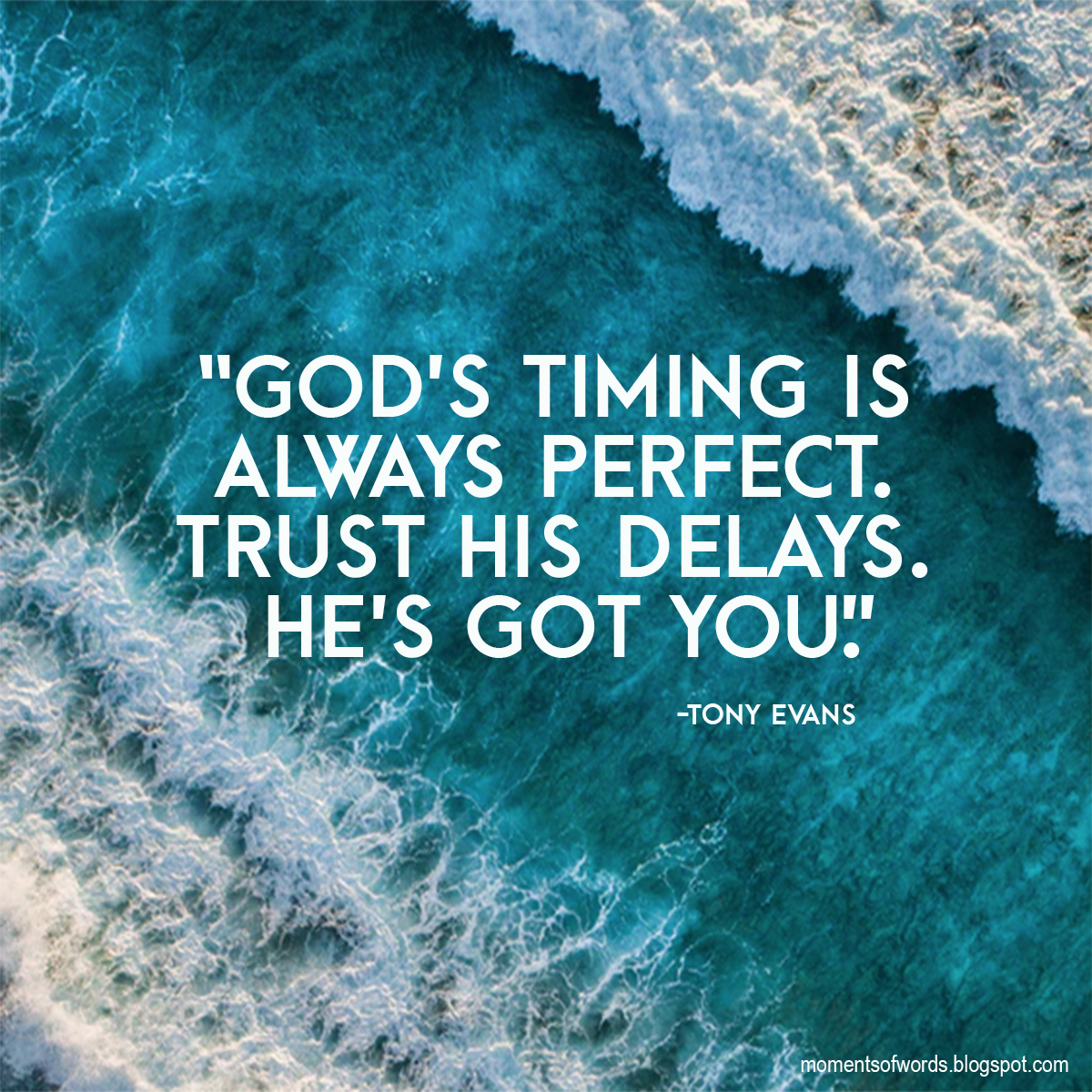 Trust God's timing! | Moments of words