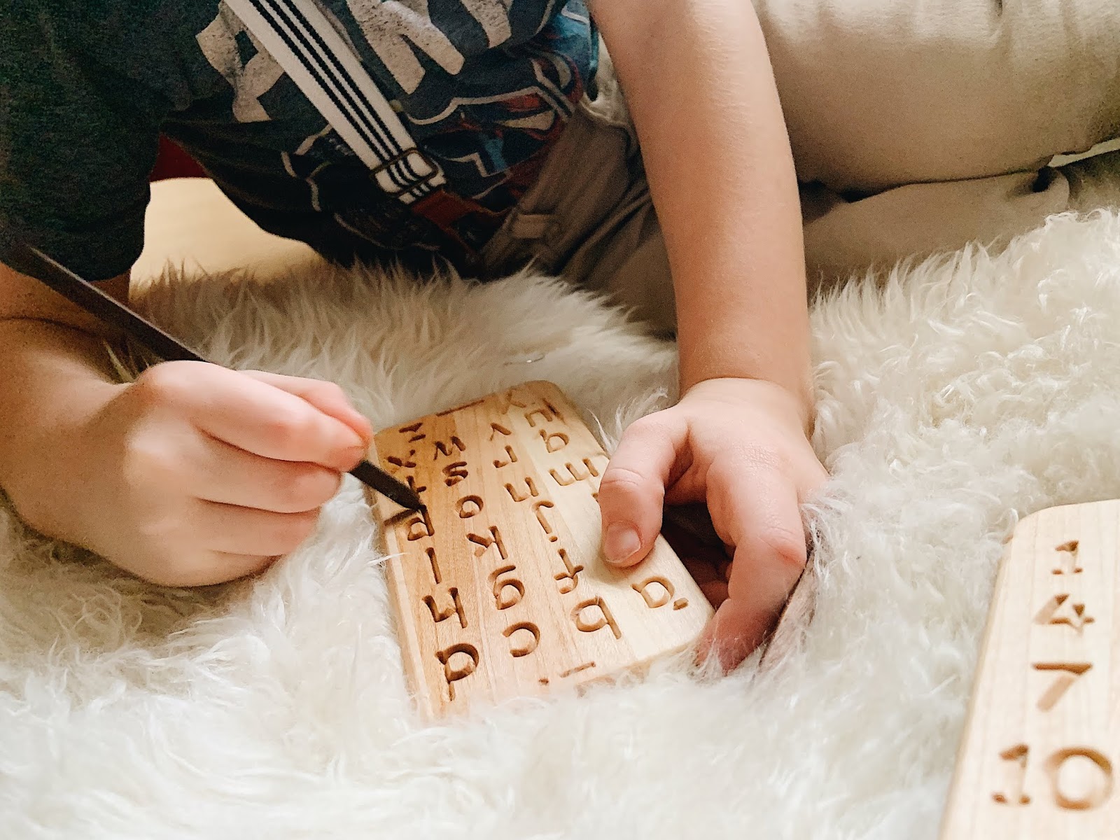 iDoddle Tracing Board - Montessori Inspired Pre-Writing Work - Fishies ...