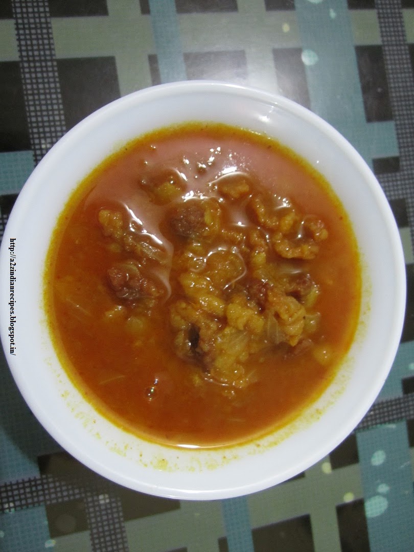 @ Best Maharashtrian Recipes : Tikhat Sandge Amti