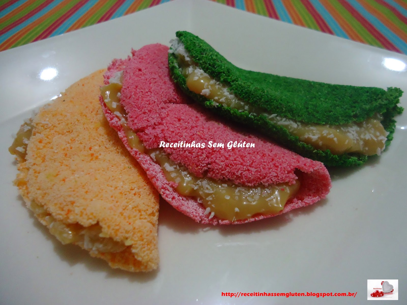 Receitinhas Sem Glúten: TAPIOCA COLORIDA