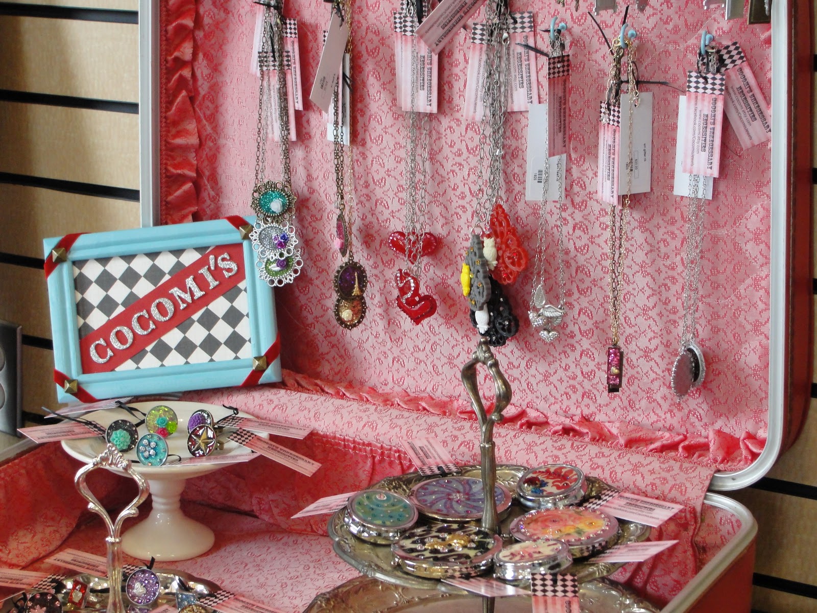 CoCo Mi's: Obsessive Monday - Suitcase Display