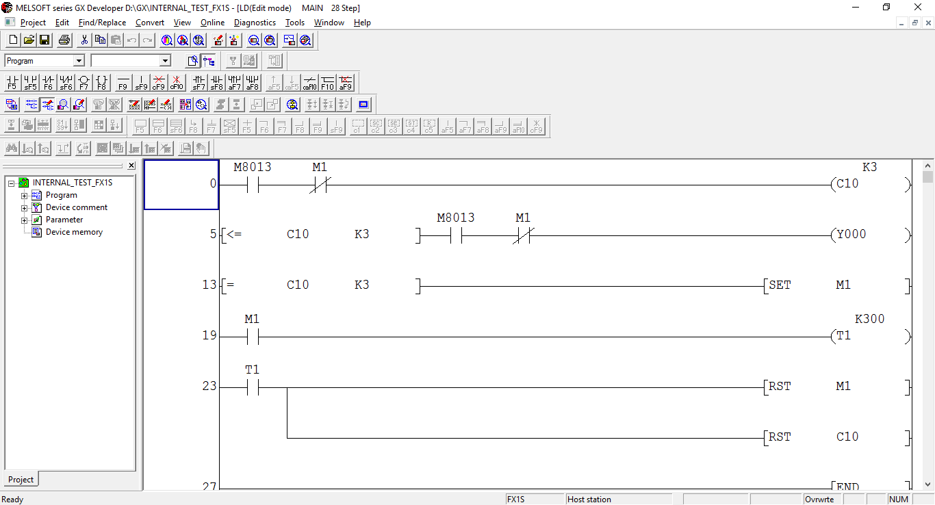 Cara mengunci Program PLC Mitsubishi dengan GX-Developer – Blog0listrik