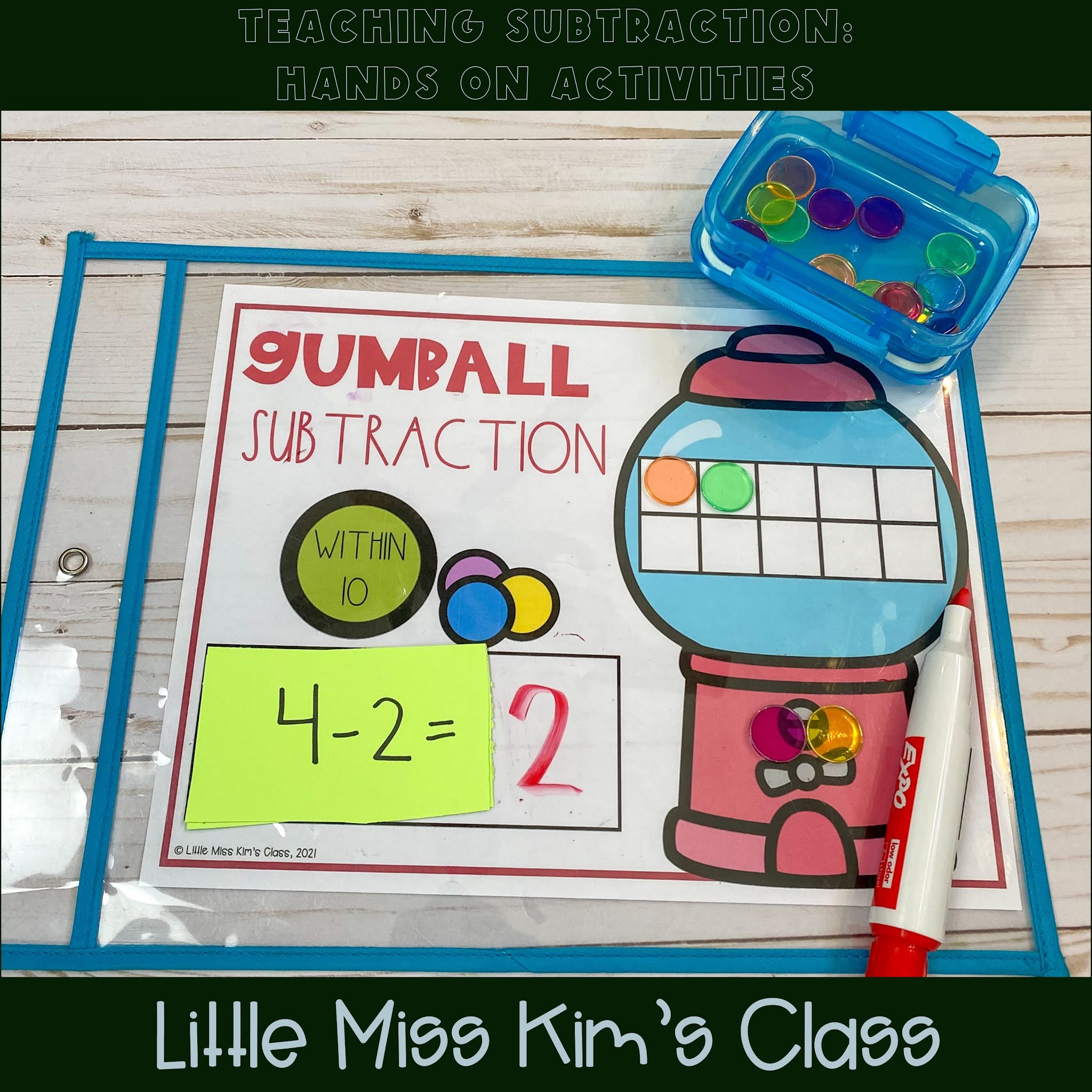 Little Miss Kim's Class: Activities & Freebies for Teaching Subtraction