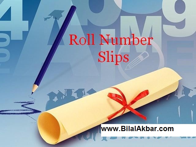 Roll Number Slips Download (Ministry of Housing and Works) On PTS