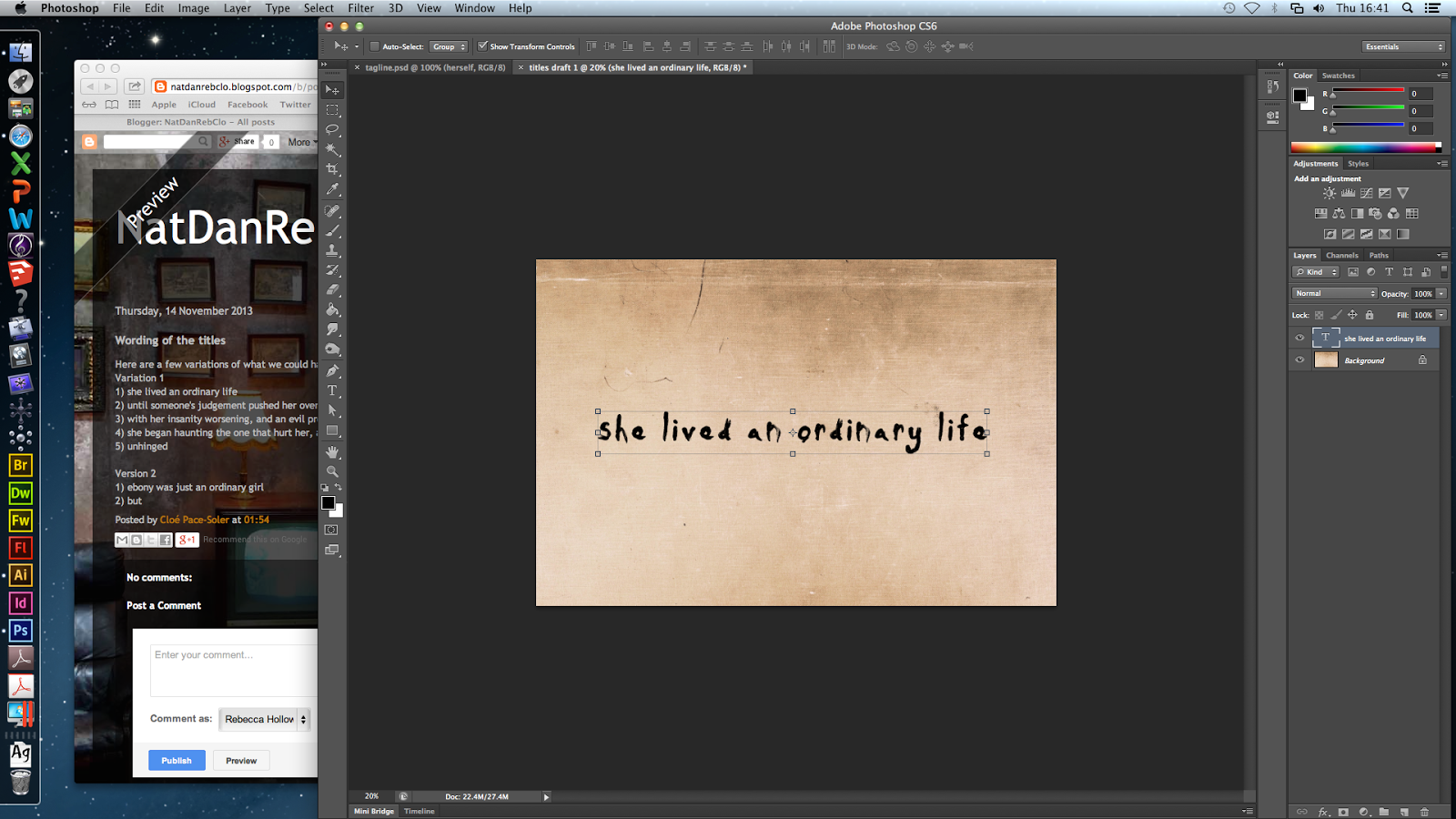 NatDanRebClo : Typography Manipulation - Title, tagline and trailer ...