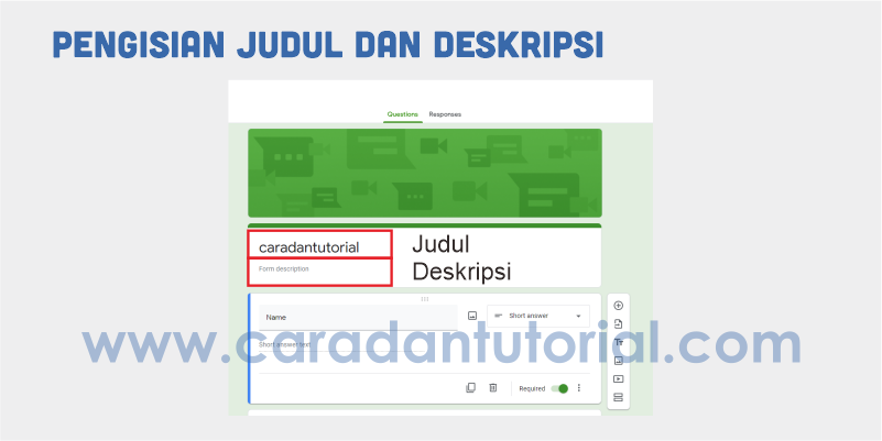√Cara Mudah Membuat Google Form - Cara dan Tutorial