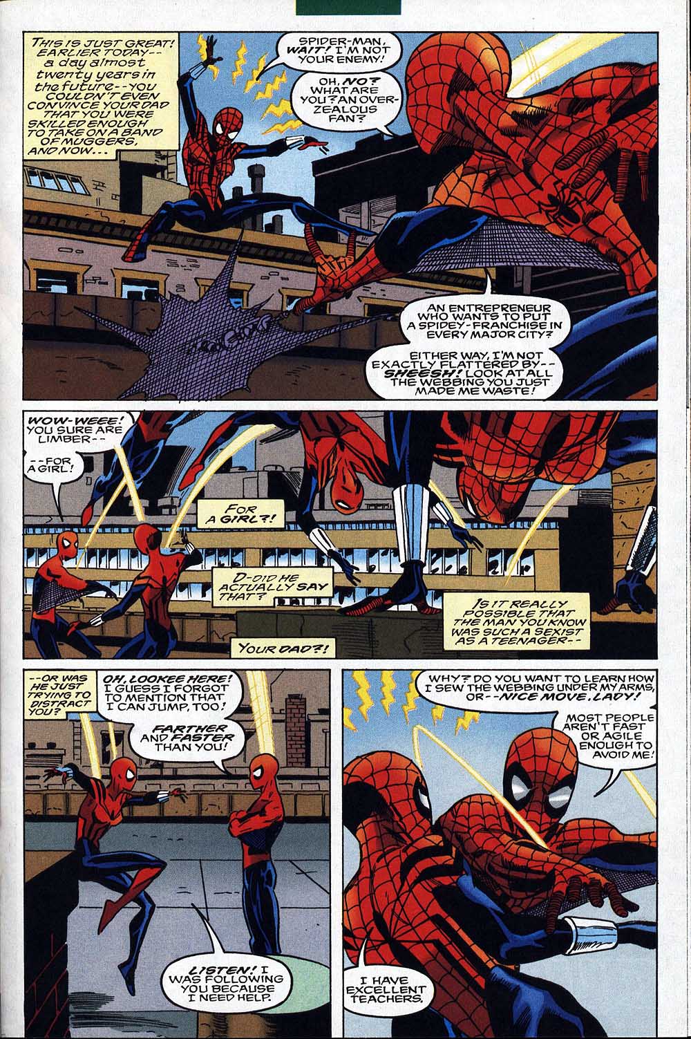 it's not a costume: favorite fight scenes: the amazing Spider-Girl ...