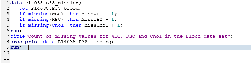 SAS Assignment: Learning SAS Through Program