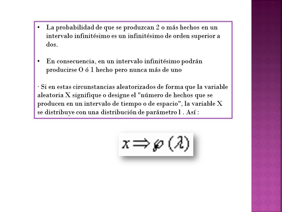 Distribucion Poisson: Poisson