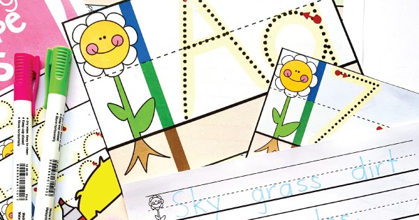 Free Handwriting Activities - Sky Grass Dirt | From the Pond