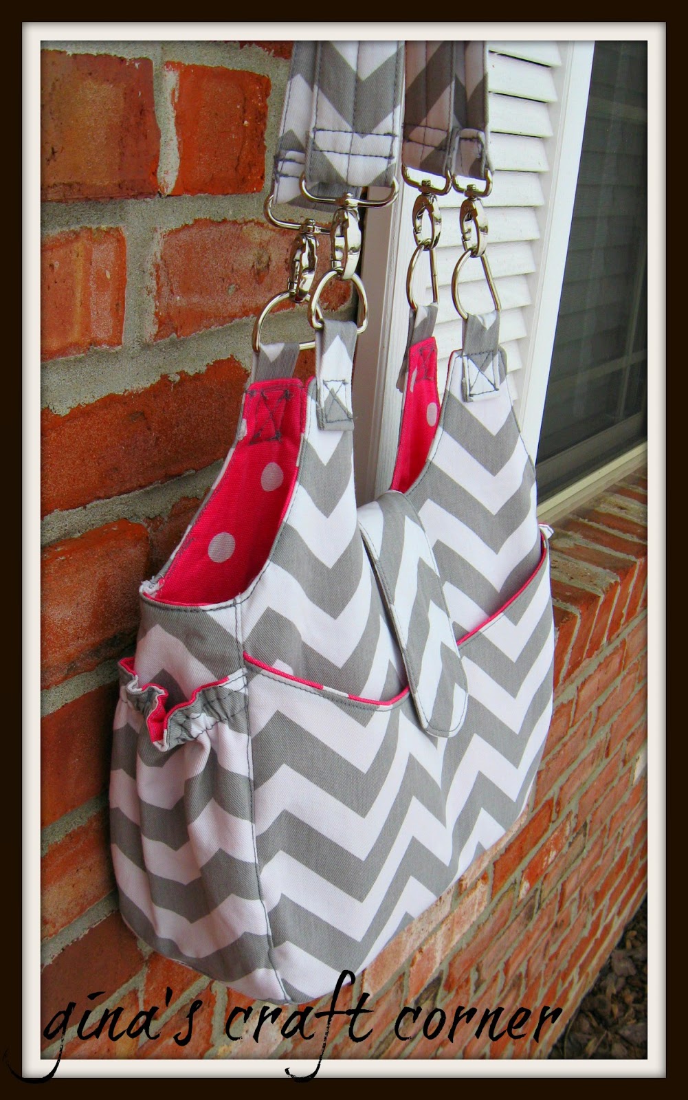 Latest Sewing Project: Chevron Bag using ChrisWDesigns Pattern