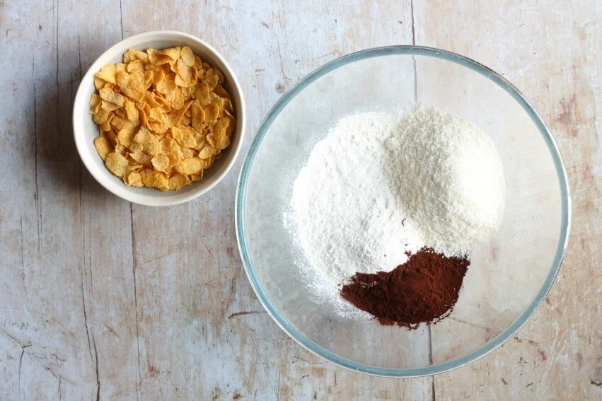 Chocolate Cornflake Slices - A Cornish Food Blog | Jam and Clotted Cream