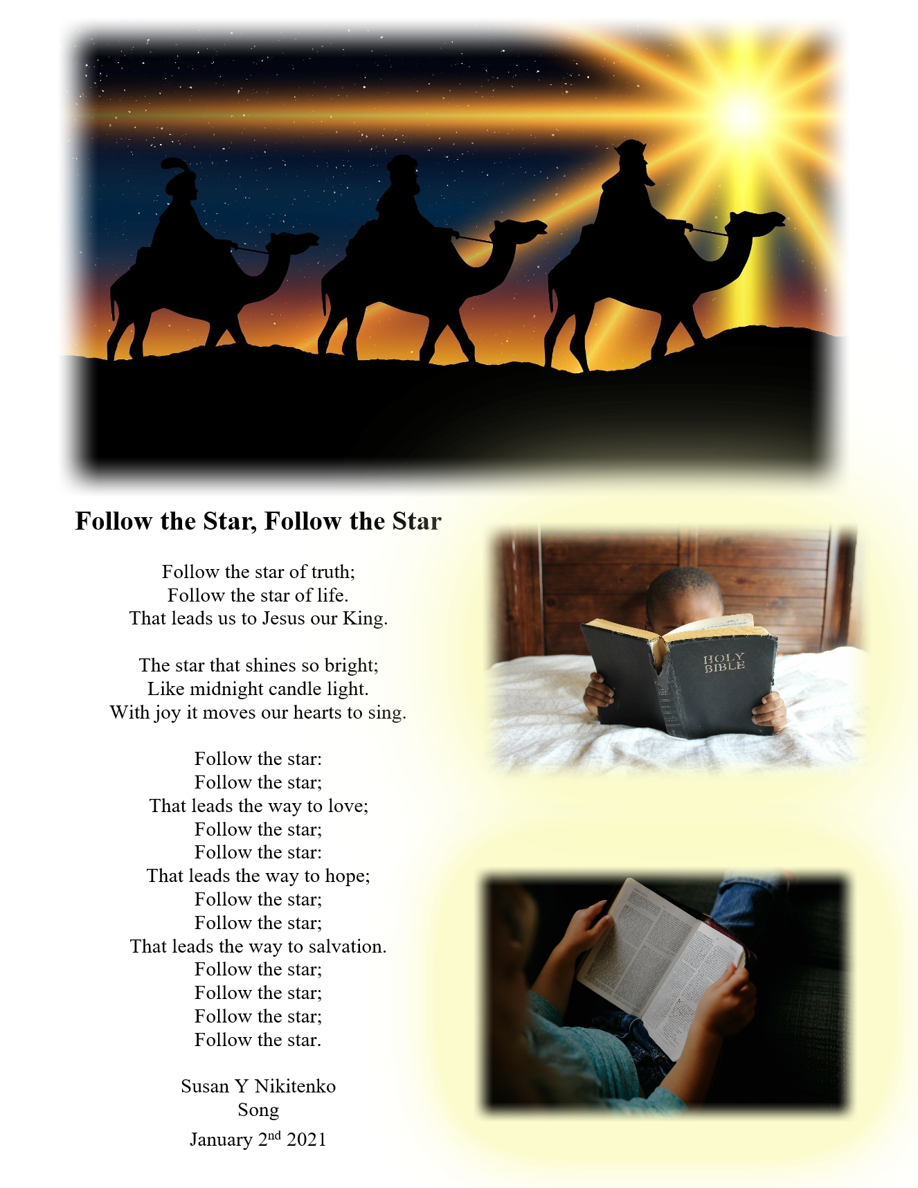 Children's Gems In My Treasure Box: Follow The Star, Follow The Star ...