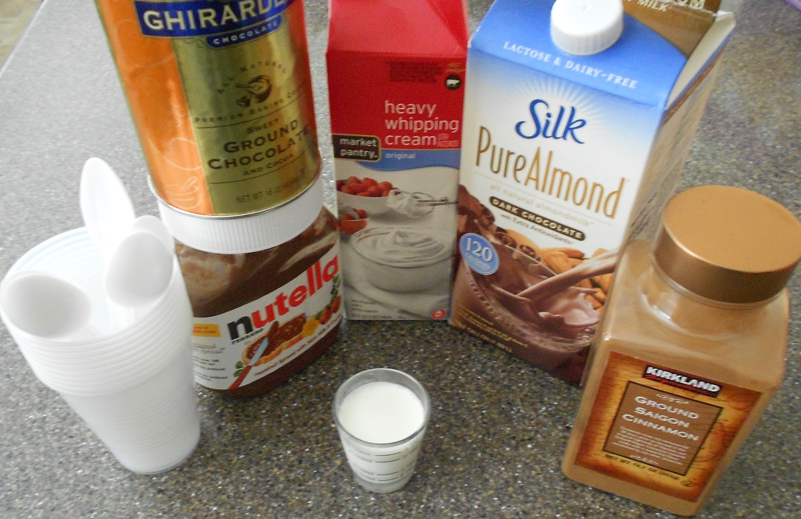 Baking Banquet: FROSTY DOUBLE CHOCOLATE NUTELLA DESSERT