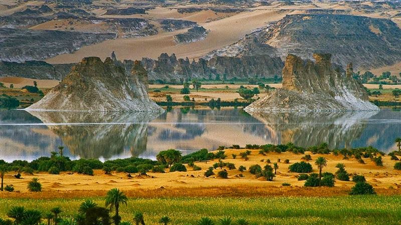 The Lakes of Ounianga in the Sahara Desert, Chad