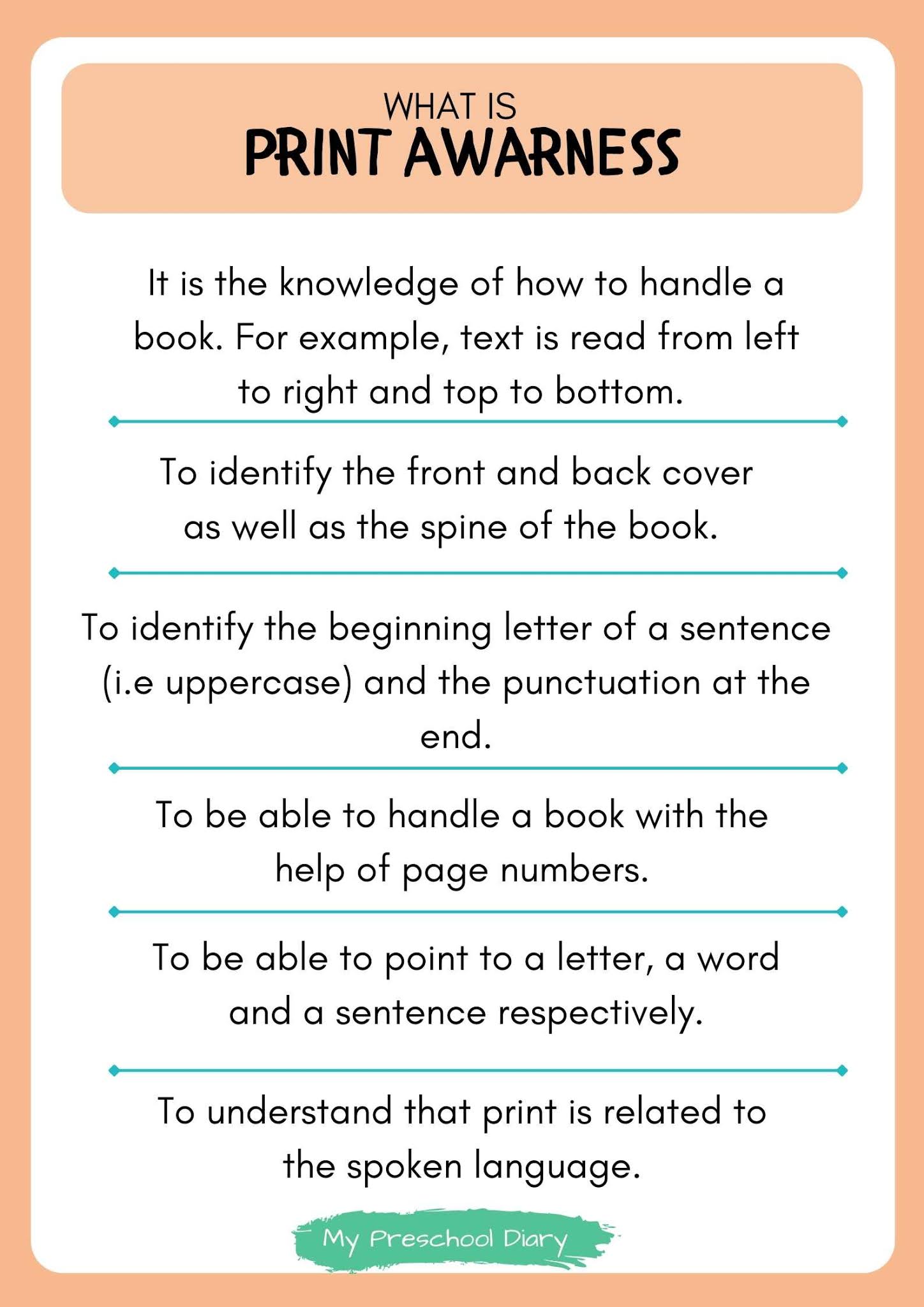 How To Develop Print Awareness