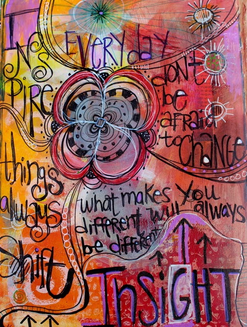 Sweet Repeats: The Messages That Come Through Art Journaling