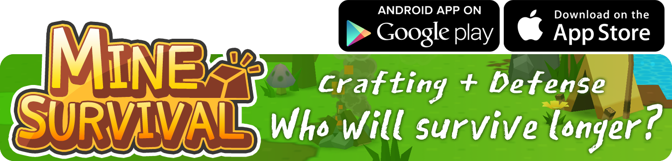 Mine Survival (Survival + Crafting Zombie Defense) Mobile Game Released!
