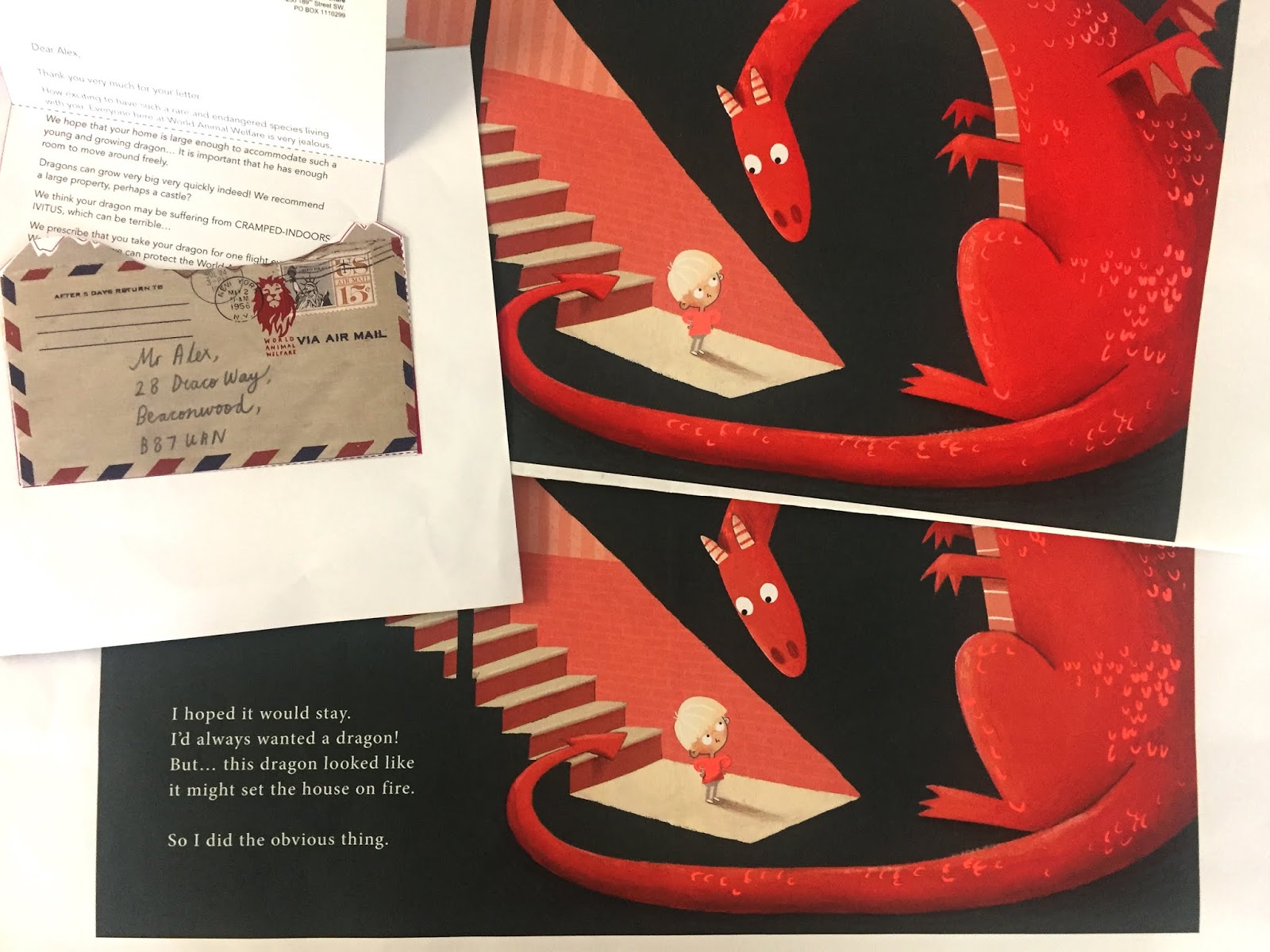 Picture Book Party: Picture Book of the Month - Dragon Post by Emma Yarlett