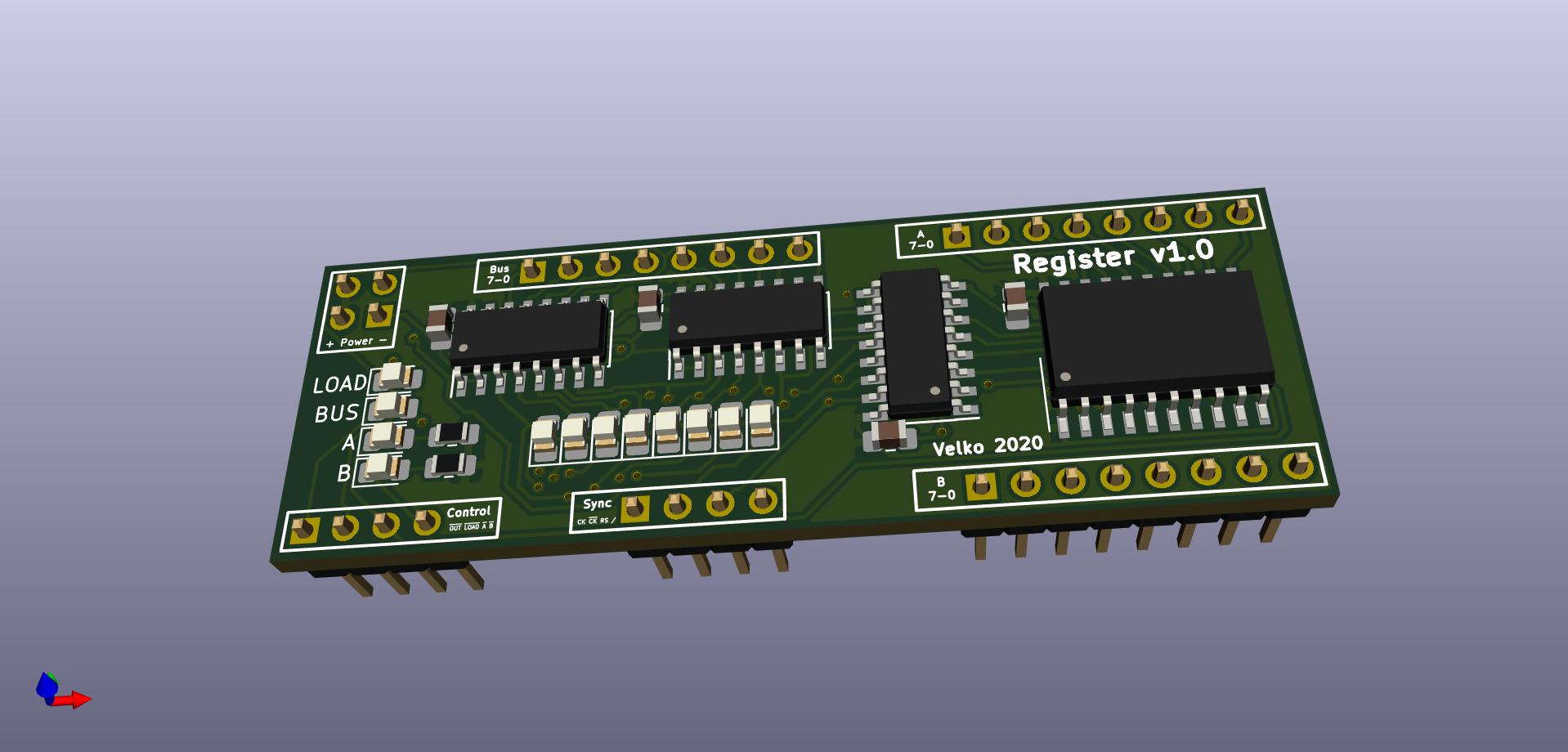 8-bit CPU: design the PCBs