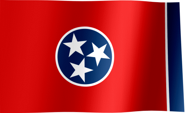 Flag of Tennessee (GIF) - All Waving Flags