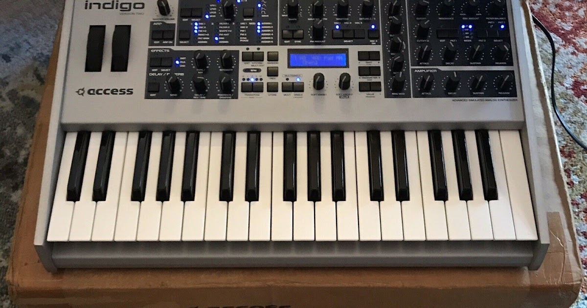 MATRIXSYNTH: Access Virus C Indigo 2 Keyboard Synthesizer SN 10200063 w/ Original box