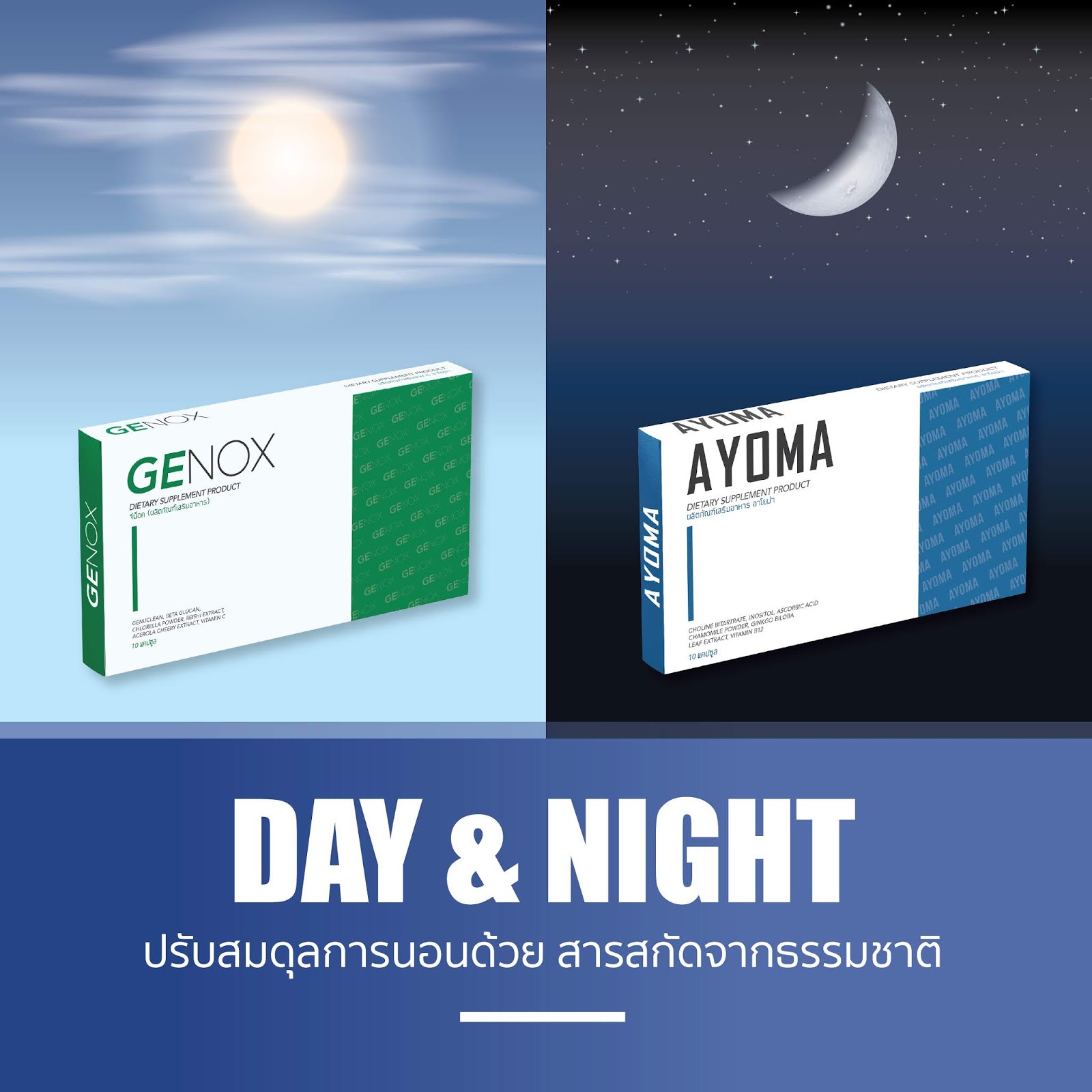 อาโยม่า - AYOMA อาหารเสริมเพื่อการนอนหลับ