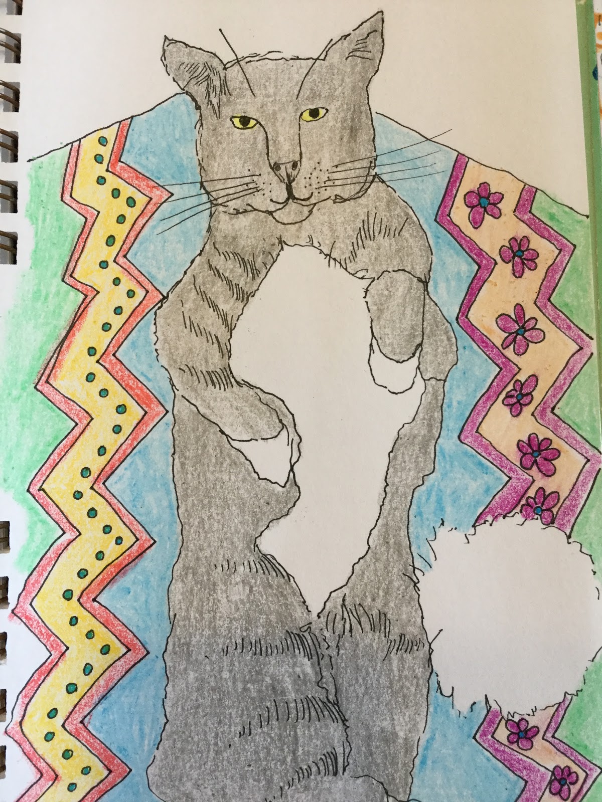 Berkshires Art Teacher: Stay at Home Lesson #13: Draw Your Pet or the ...
