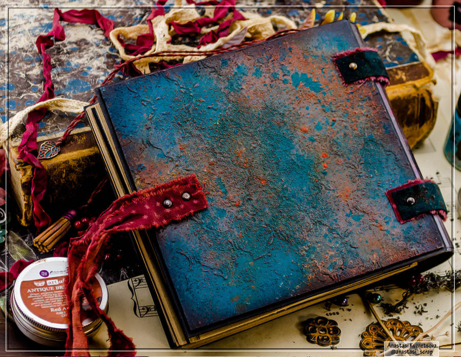 Mixed Media Place: Carnival night notebook by Anastasi Kuznetsova