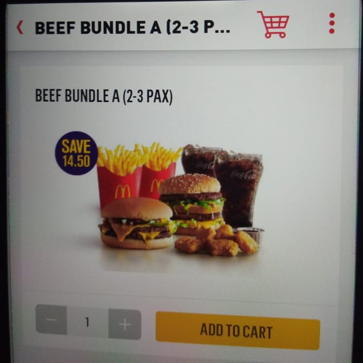My Life & My Loves ::.: Beef Bundle McDonald's