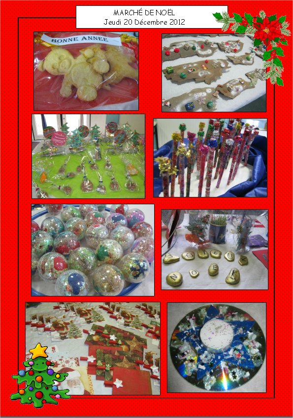 L'école maternelle de Nissan: Le marché de Noël