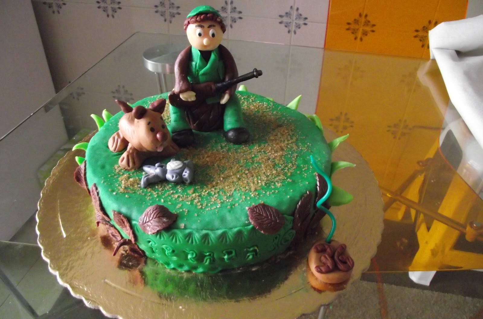 os bolos da princesa biocas: bolo do caçador