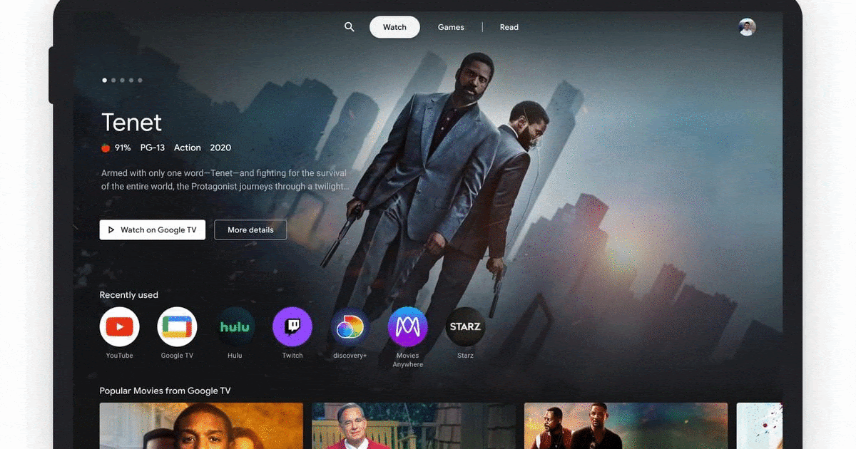 Google prepara Entertainment Space para tablets Android | Aberto até de ...