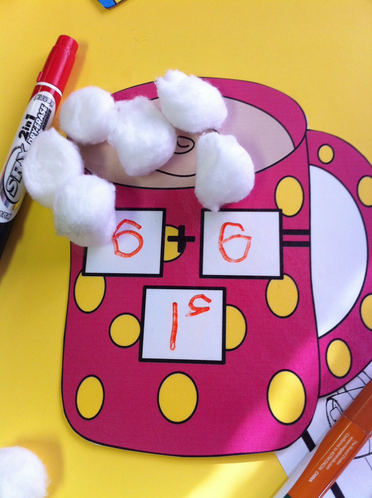 Loving and Learning a Latte: Freebie! Spin and Add Addition Game... a ...