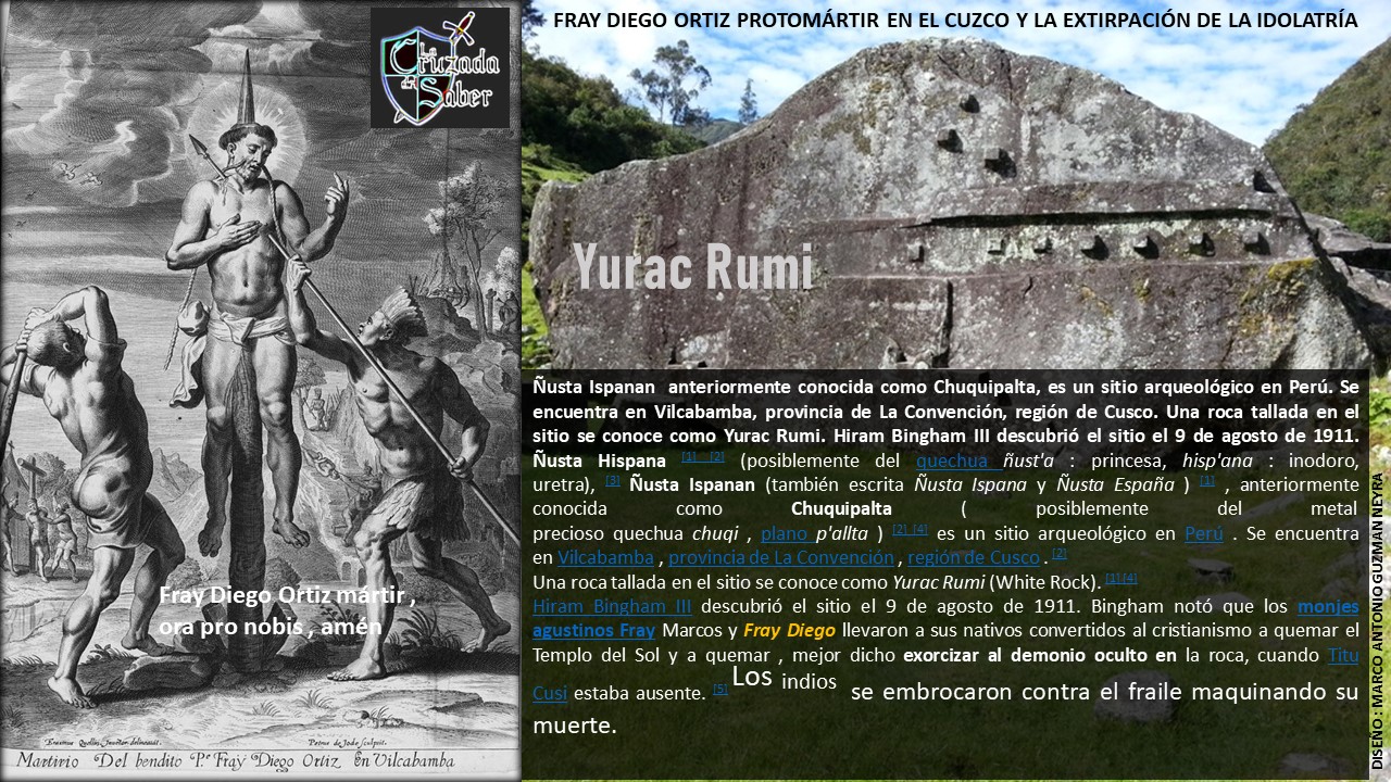 POLÍTICA Y JUSTICIA DIVINA : FRAY DIEGO ORTIZ PROTOMARTIR Y EL YURAC RUMI