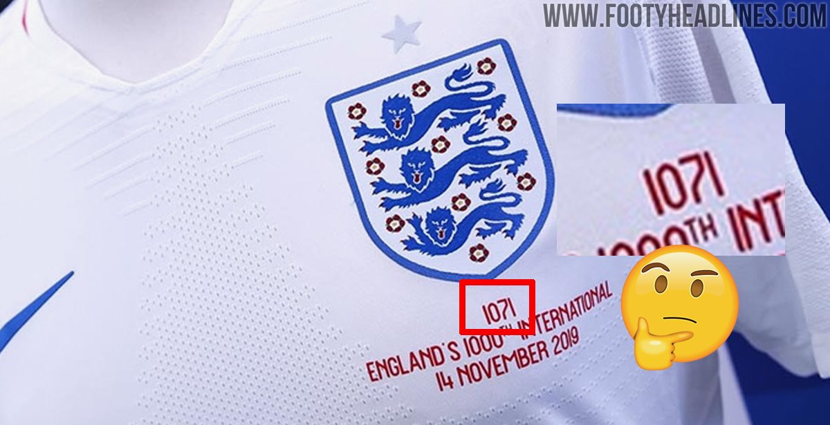 England Players Kits To Feature 'Legacy Numbers' In Every Game From Now ...