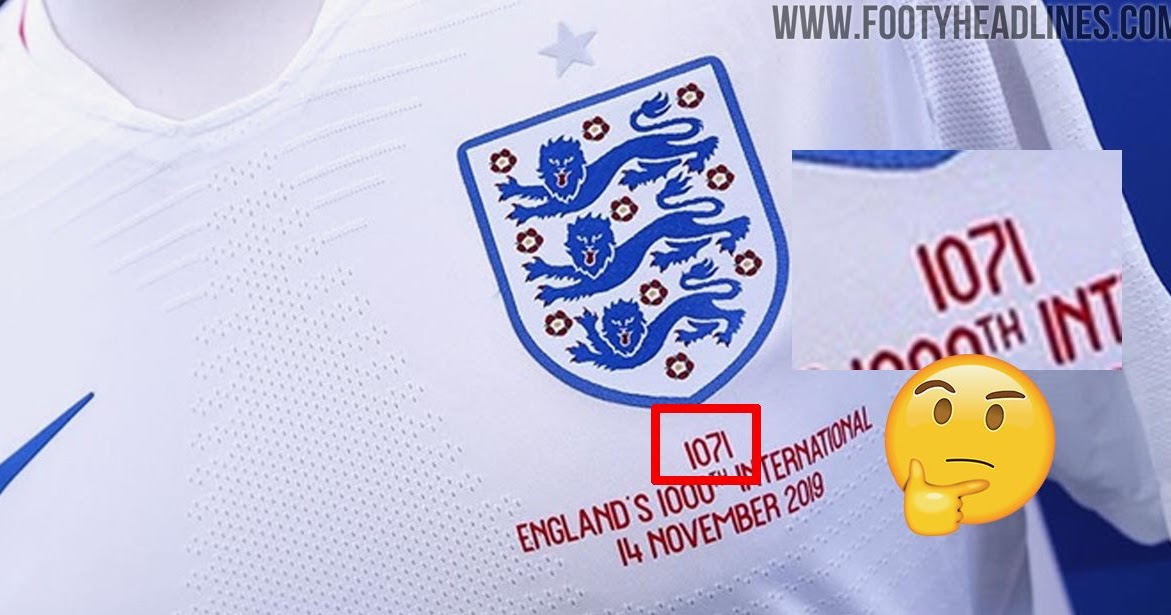 England Players Kits To Feature 'Legacy Numbers' In Every Game From Now ...
